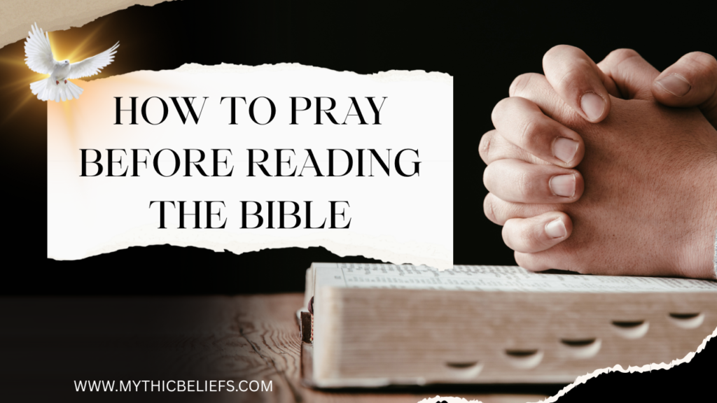 How to Pray Before Reading the Bible: A Simple Guide to Connecting with ...