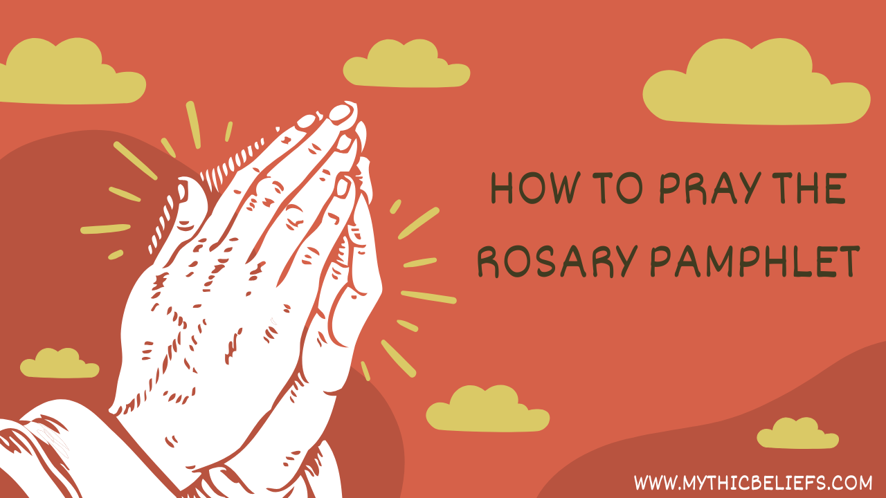 How to Pray the Rosary Pamphlet: A Simple Guide with a Personal Touch ...